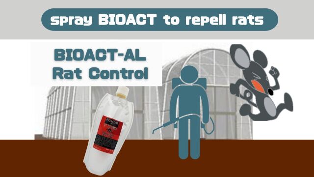 BIOACT AL for rat control ネズミ・虫対策＆エコ農業推進
