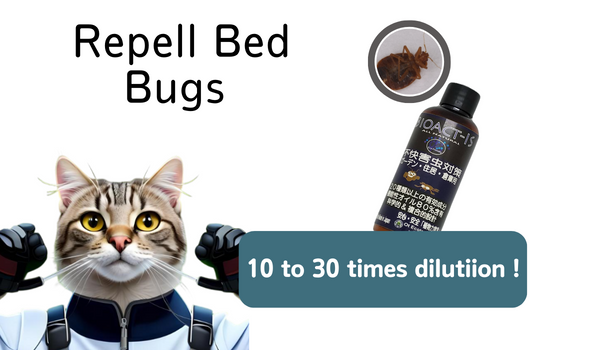 Bed Bugs ! You can repell easilycontrol with BIOACT fpr overseas market ...